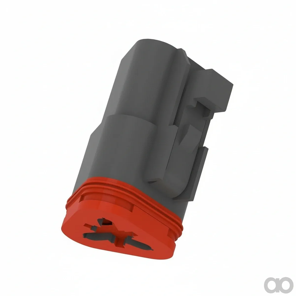 John Deere - 57M7627 - Gray Internal Electrical Connector Assembly, 3 ...